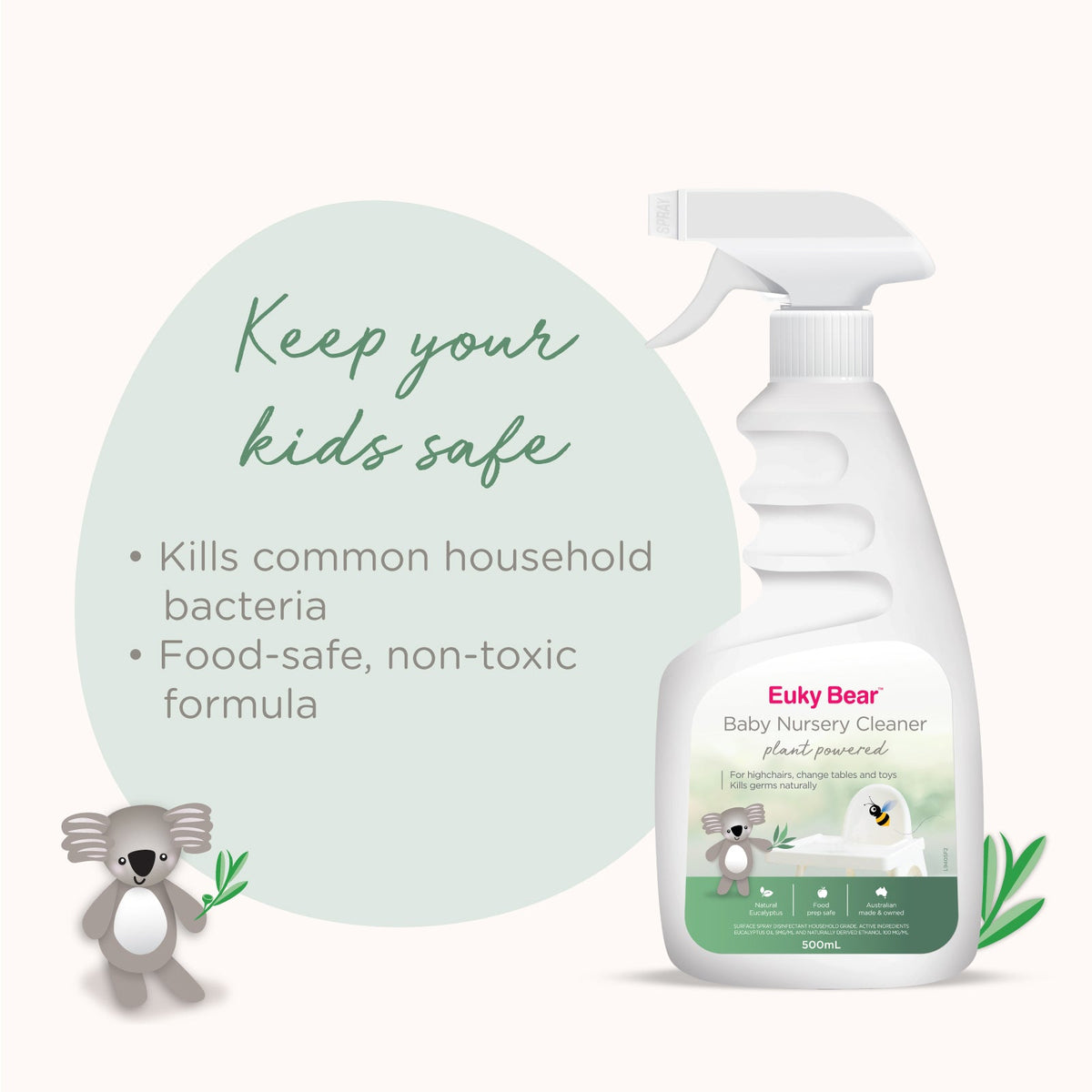 Euky Bear Baby Nursery Cleaner 500ml – Euky Bear Singapore